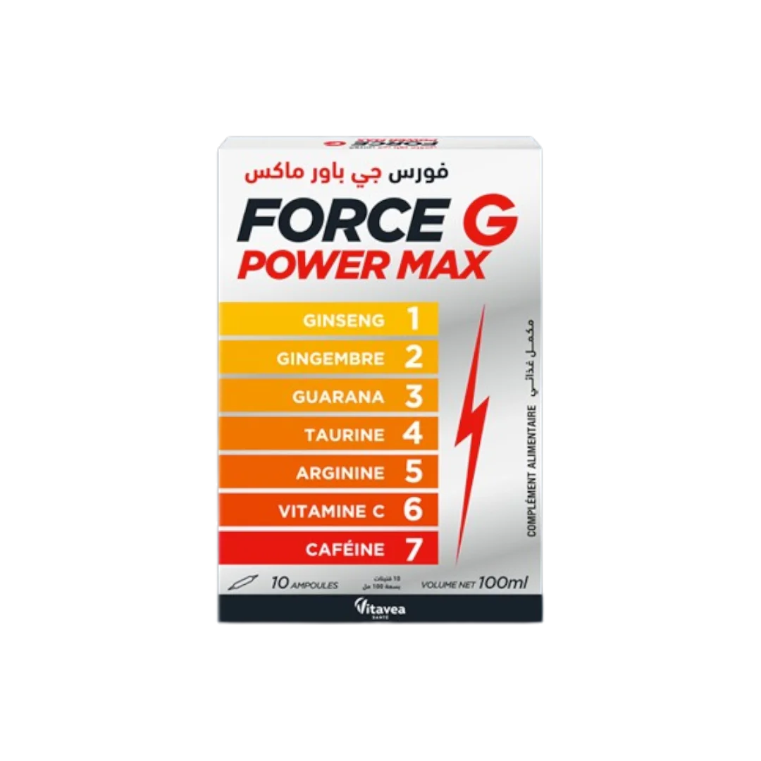 Vitavea Force G Power Max 10 Ampoules | Algérie