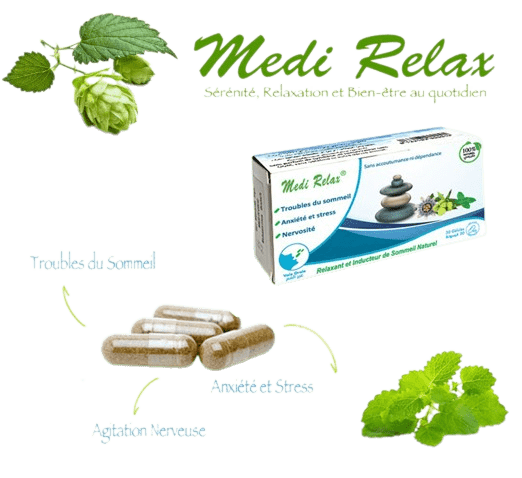 Medisina Medi Relax Sommeil 30 Gélules | Algérie