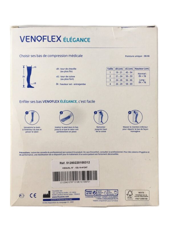 Venoflex Elégance Bas-Cuisses De Compression Homme Taille 1 N