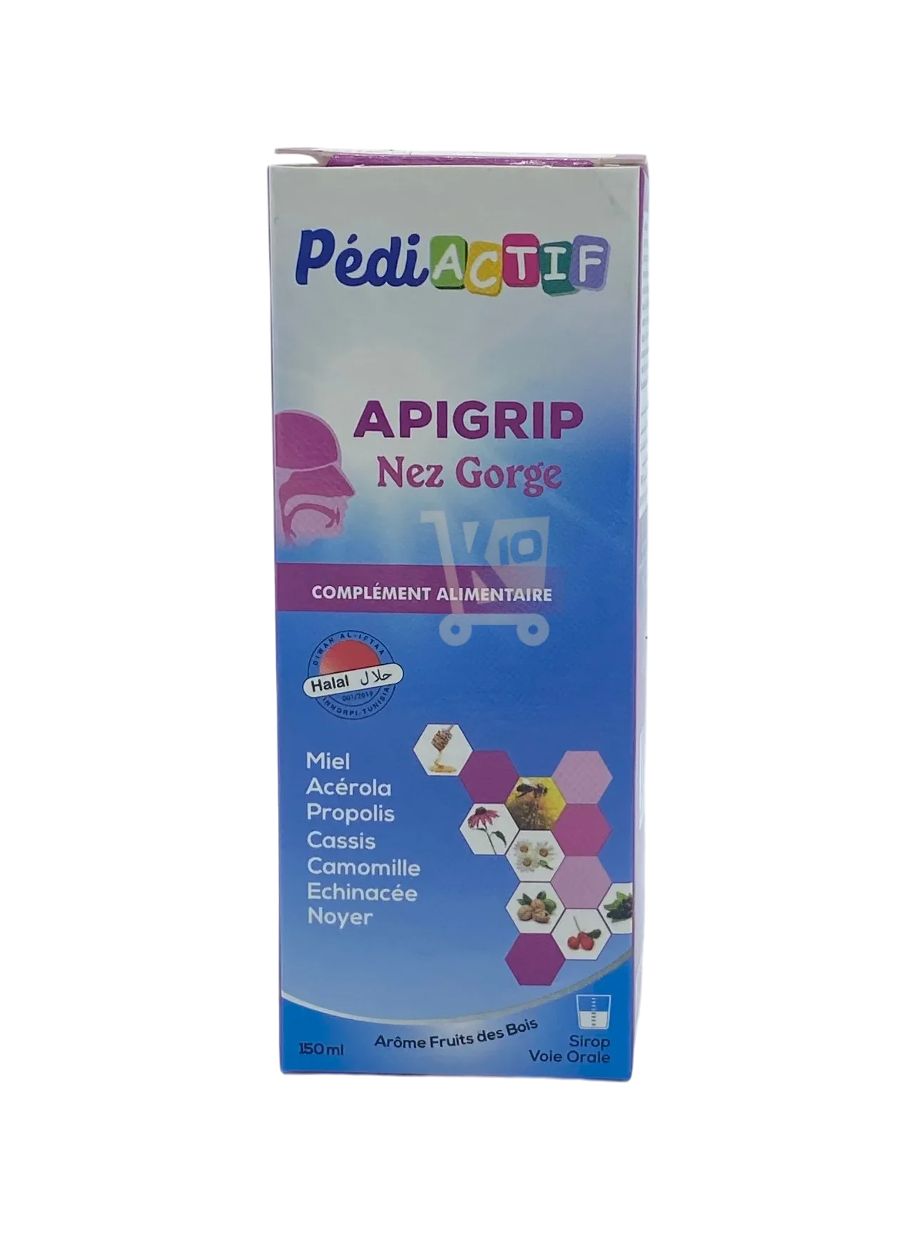 Pédiactif ApiGrip Nez - Gorge Sirop 150 ml | Algérie