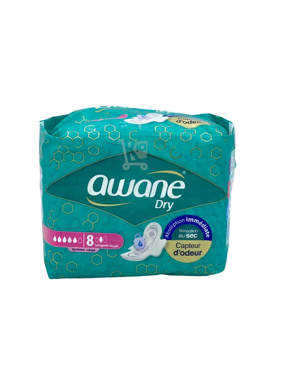Awane Dry Serviettes Hygiéniques Longues (08 Pièces) | Algérie